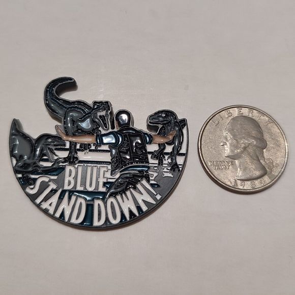 Universal Studio | Jewelry | Jurassic World Raptor Training Enamel Pin ...